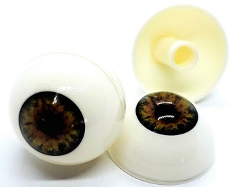 Pair of Life Size Realistic Human Acrylic Eyes for Halloween PROPS ...