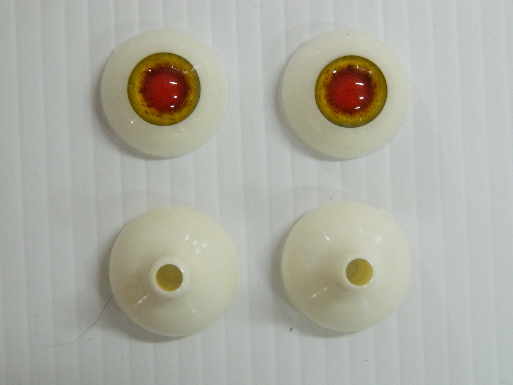 Pair of Life Size Realistic Human Acrylic Full Round Eyes for | Etsy