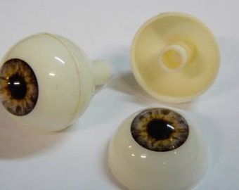 Pair of Life Size Realistic Human Acrylic Eyes for Halloween PROPS ...