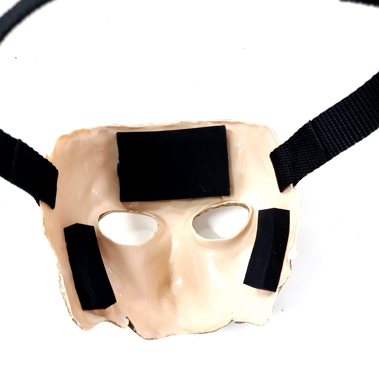 HALLOWEEN Cracked Dolly Face Resin Mask | Etsy