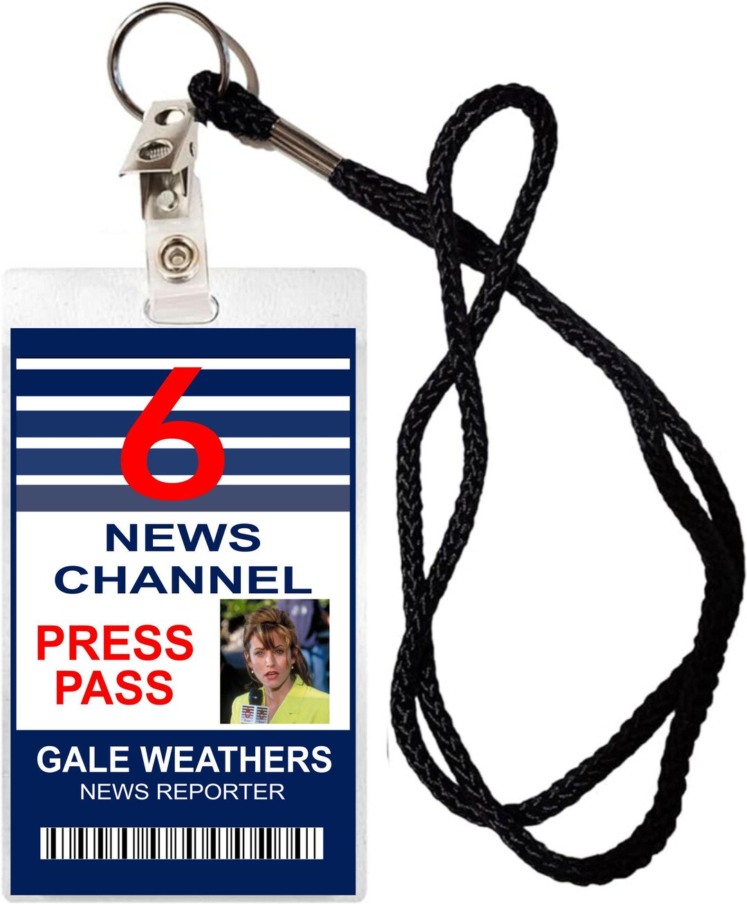 Gale Weathers, Scream Id/press Pass Laminated Badge With Clip and ...