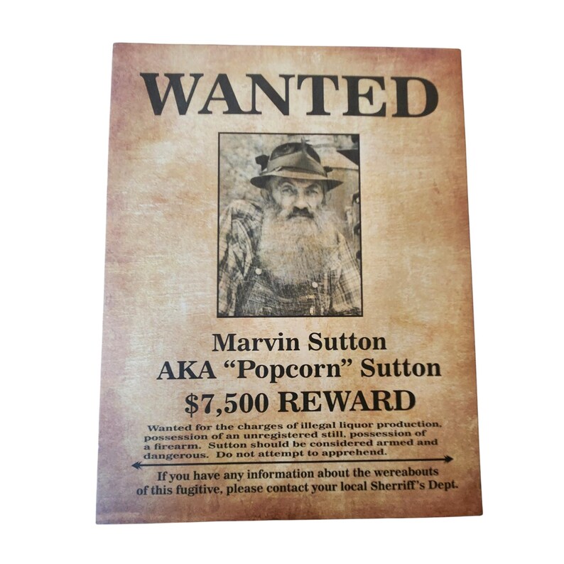 4 X Bootleggers Wanted Posters 8.5 X 11 Printed on Aged Looking Paper ...