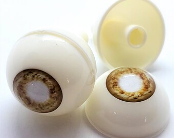 Pair of Life Size Realistic Human Acrylic Eyes for Halloween PROPS ...