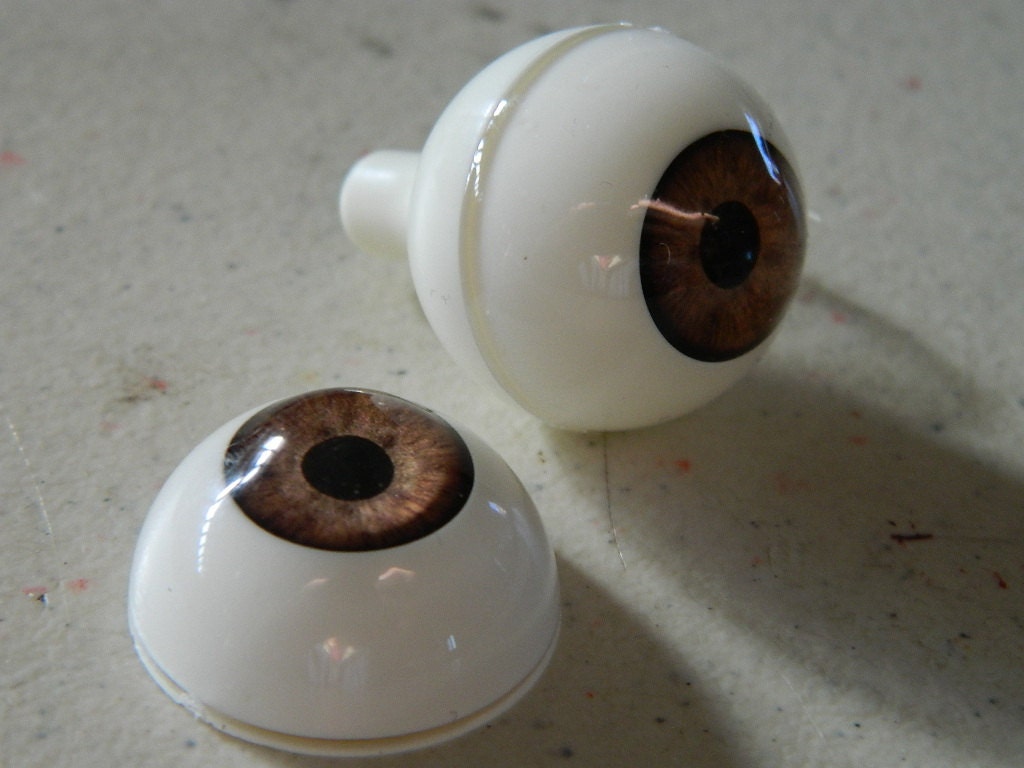 Pair of Life Size Realistic Human Acrylic Eyes for Halloween | Etsy