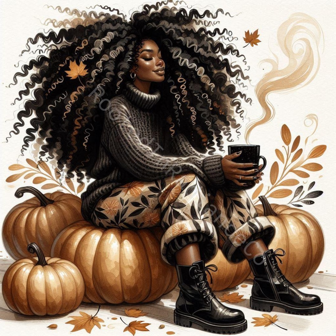 Pumpkin Spice Clip Art: Boho Fall PNG - Etsy