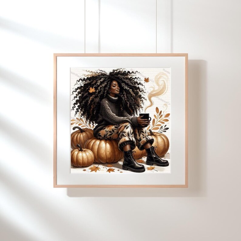 Pumpkin Spice Clip Art: Boho Fall PNG - Etsy