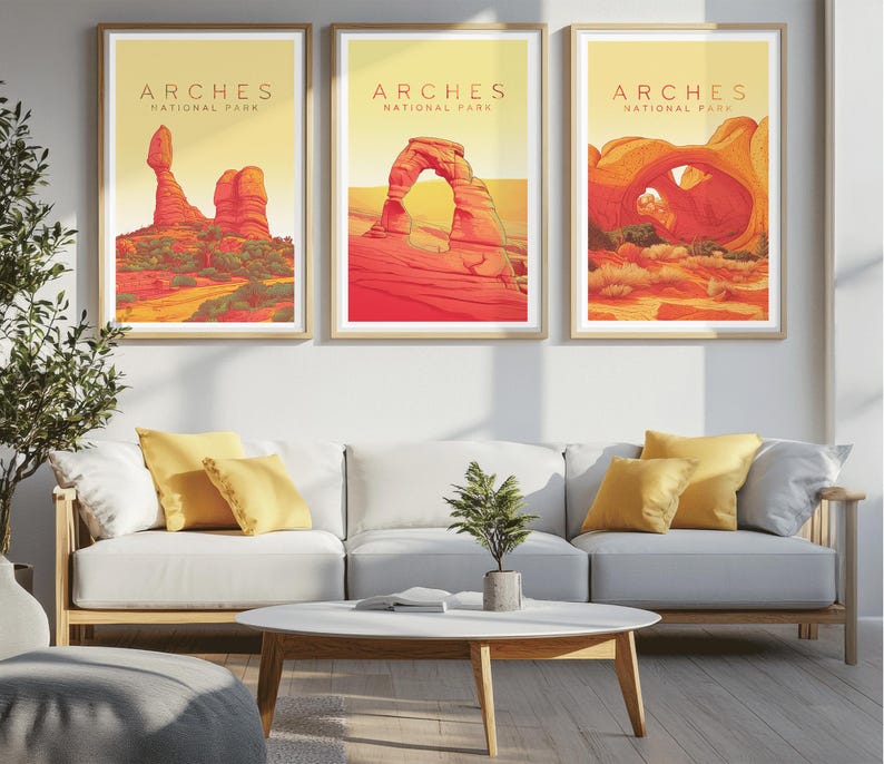 Arches Delicate Arch Poster | Art Print | Variation #243 - Etsy