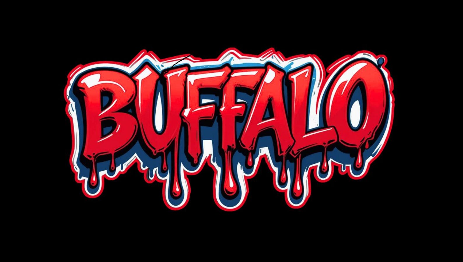 Buffalo Graffiti Png Digital Download - Etsy