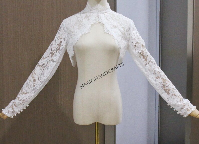 Chantilly Lace Sleeves – Long Sleeves | Off-white Bridal Arm Sleeves ...