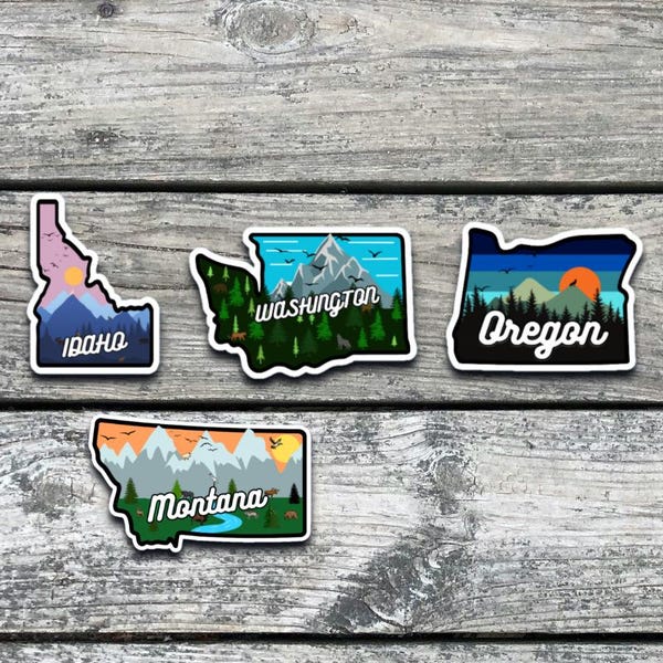 Idaho Stickers - Etsy