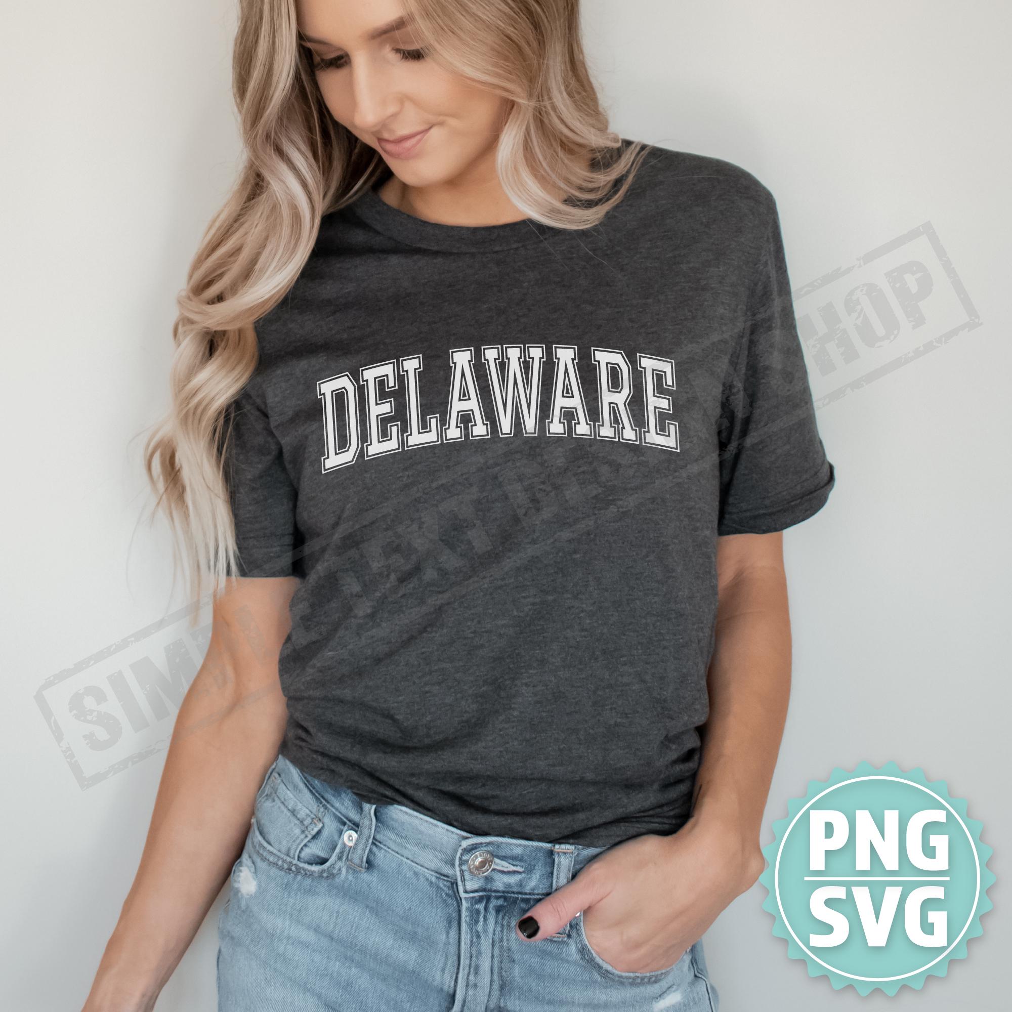 Delaware State PNG + SVG Vintage Text Design, DE America State Design ...
