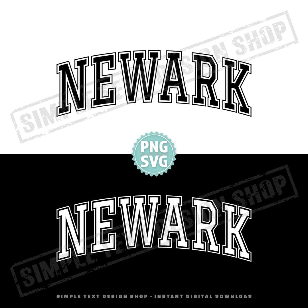 Newark New Jersey PNG + SVG, Newark Arched Graduate Text Design Svg ...