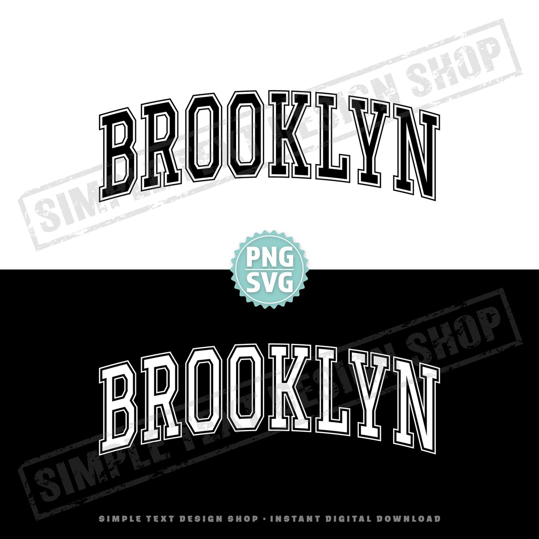 Brooklyn Png + Svg, Graduate Text Svg, Kings County Arched Graduate ...