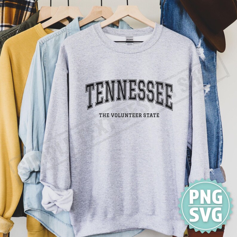 Tennessee the Volunteer State PNG SVG Digital Files, Arched Graduate ...