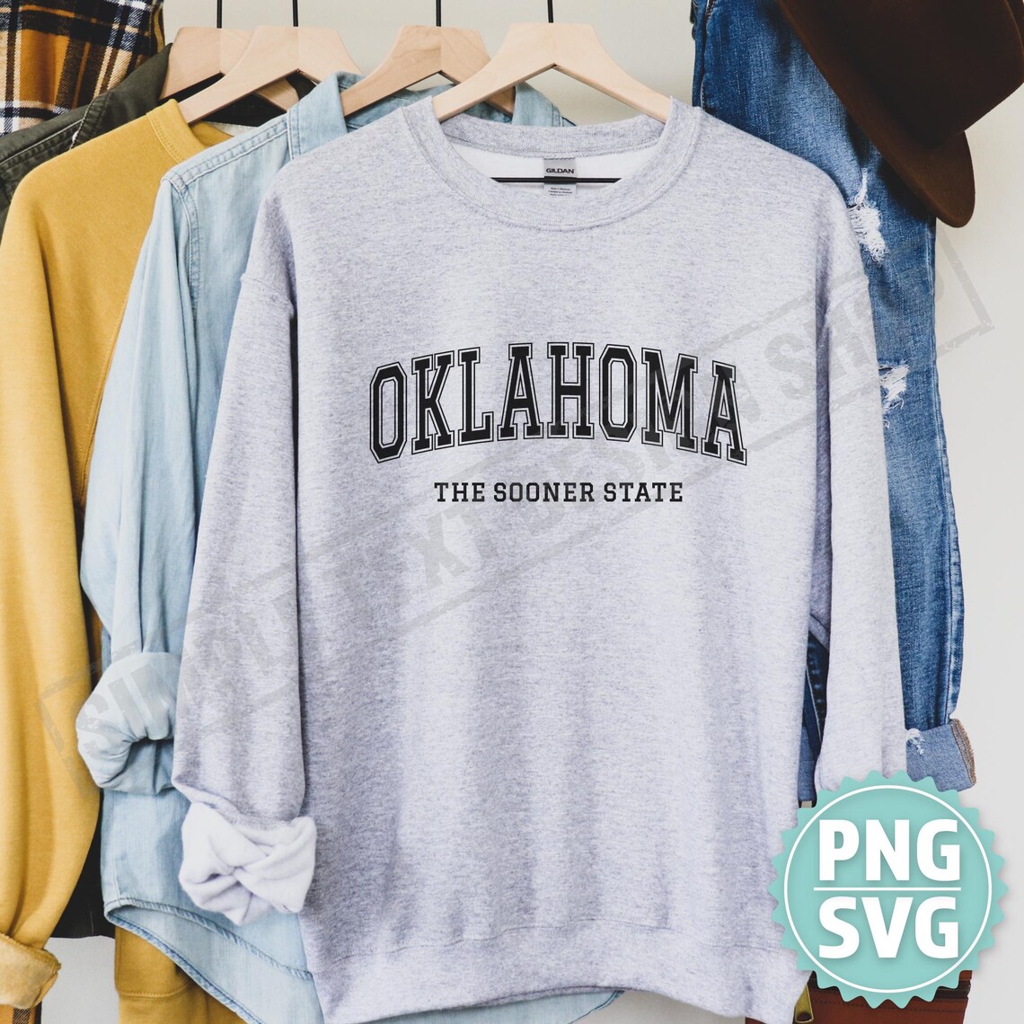 Oklahoma the Sooner State PNG + SVG, US States Oklahoma Png, Arched ...