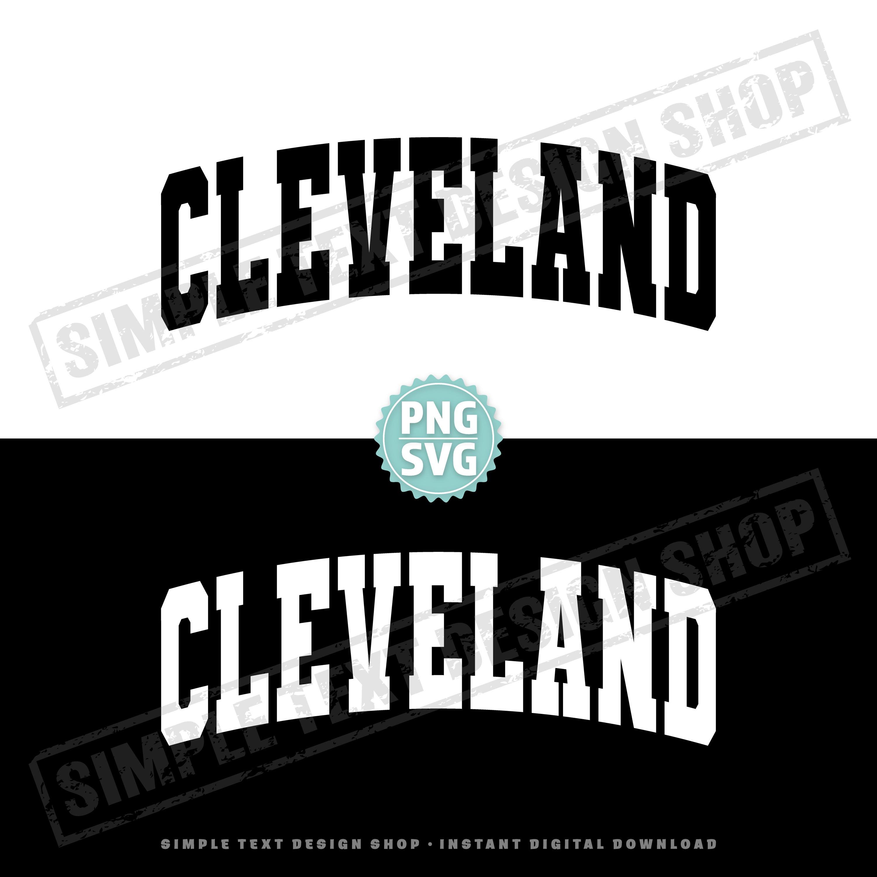 Cleveland Ohio SVG & PNG, Cleveland Varsity Text Png, USA Homeland Svg ...