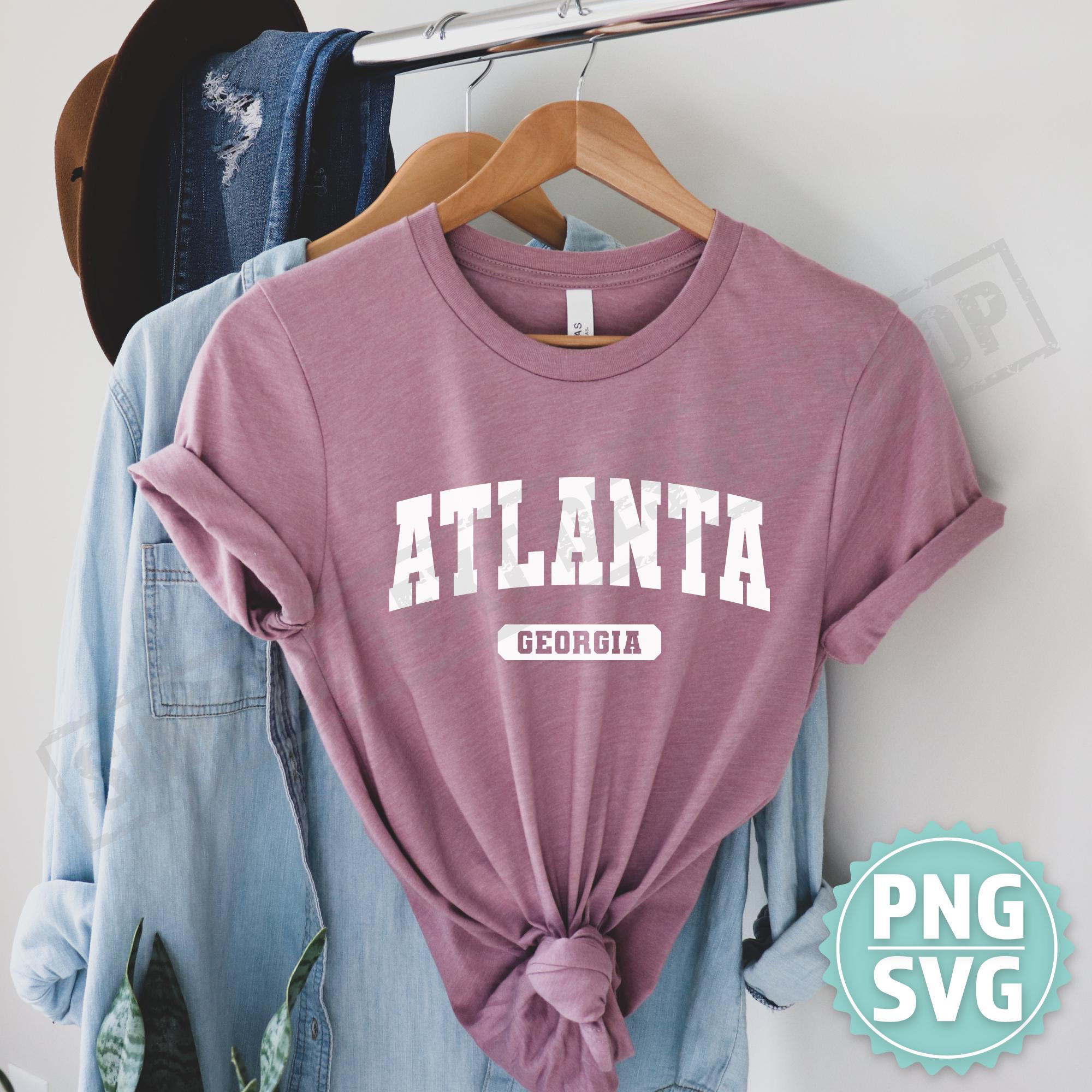 Atlanta Georgia State SVG & PNG, Atlanta Varsity Text Png, USA Homeland ...