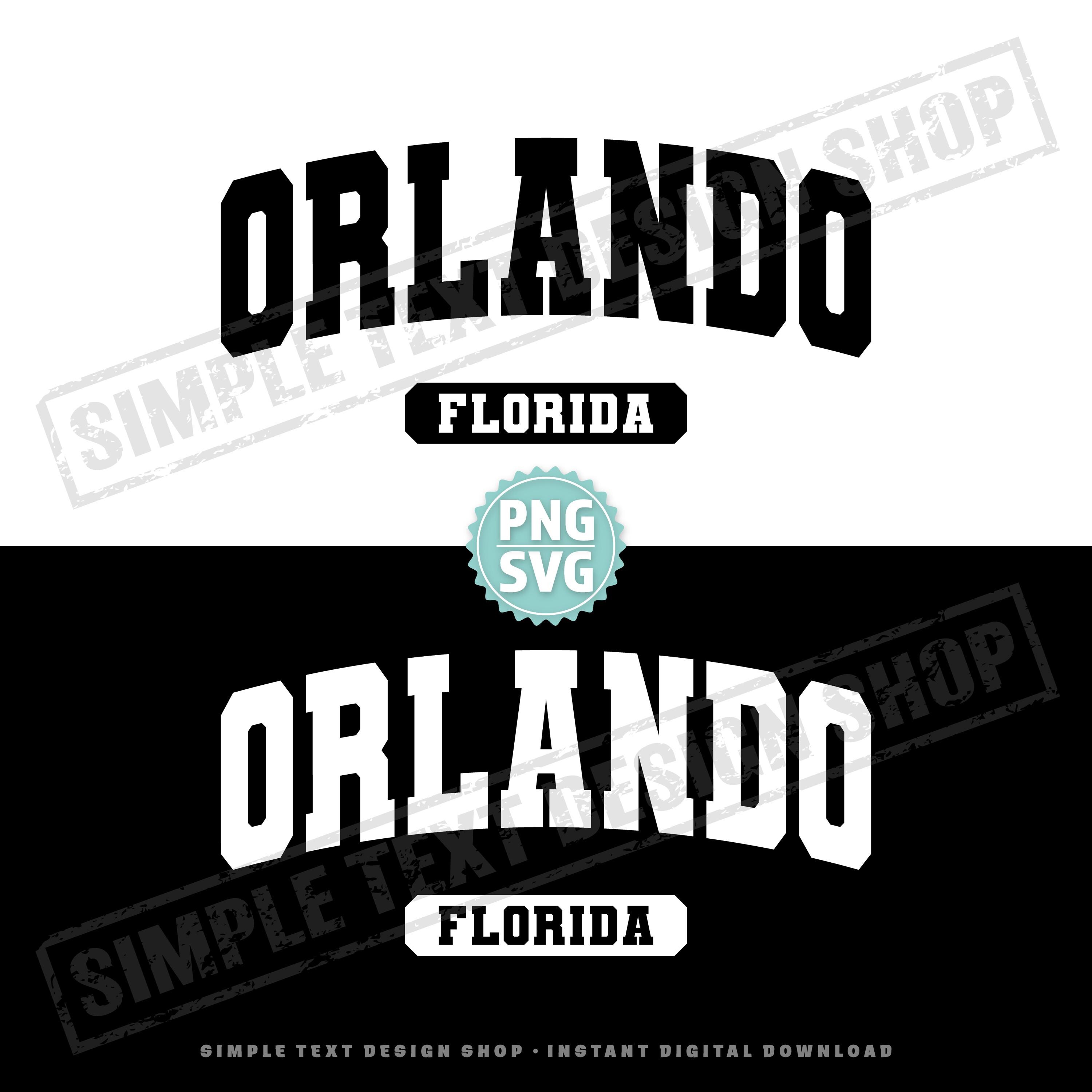 Orlando Florida State SVG & PNG, Orlando Varsity Text Png, USA Homeland ...