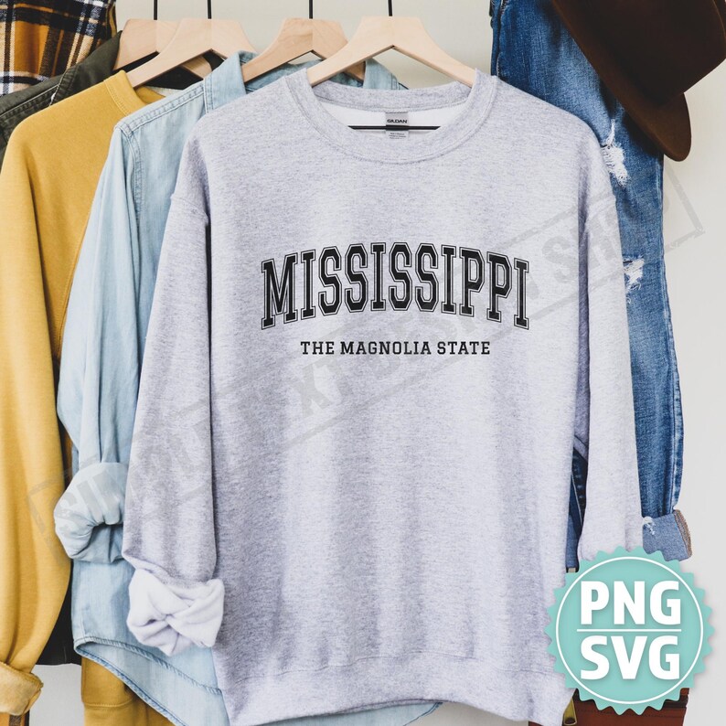 Mississippi the Magnolia State PNG + SVG, US States Mississippi Png ...