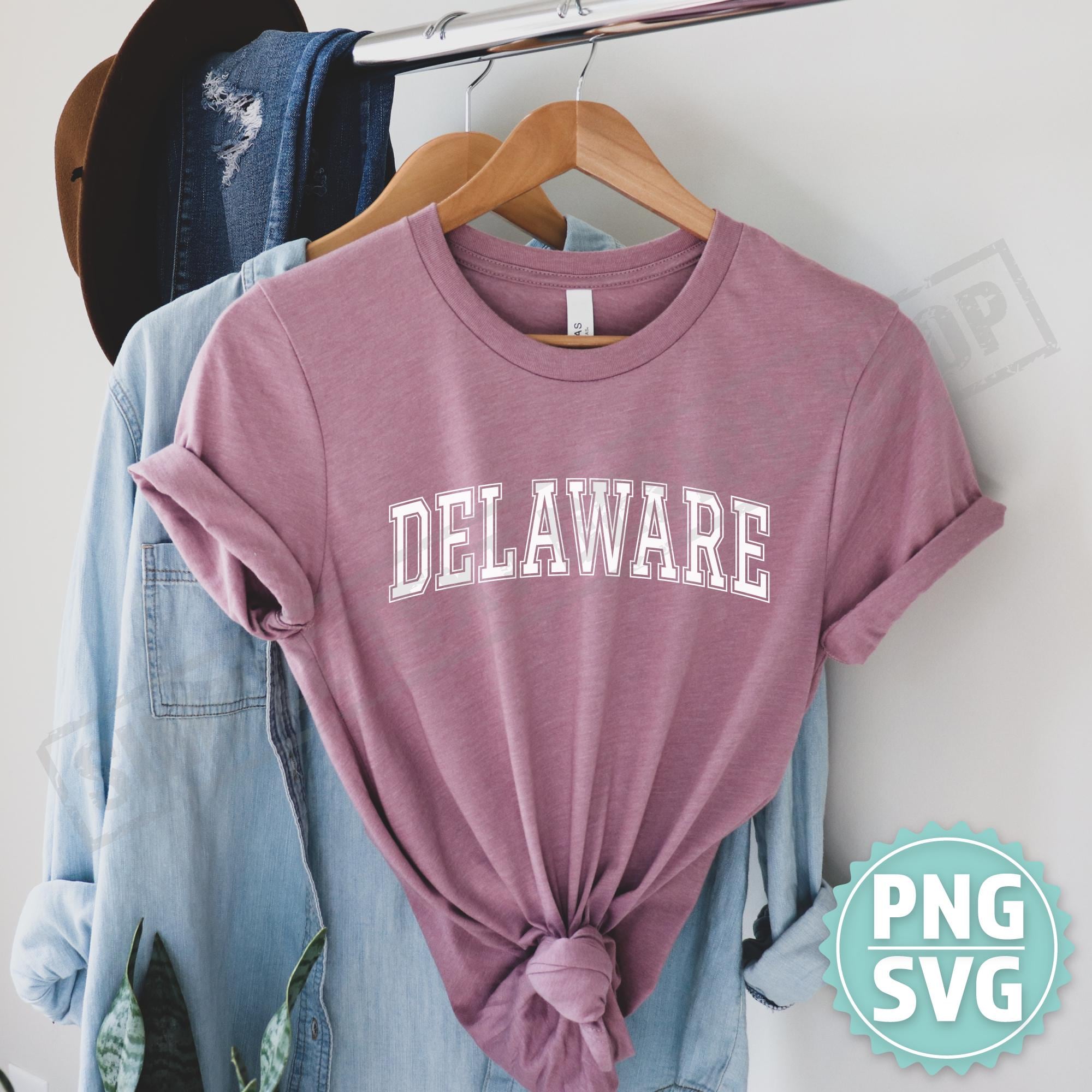 Delaware State PNG + SVG Vintage Text Design, DE America State Design ...