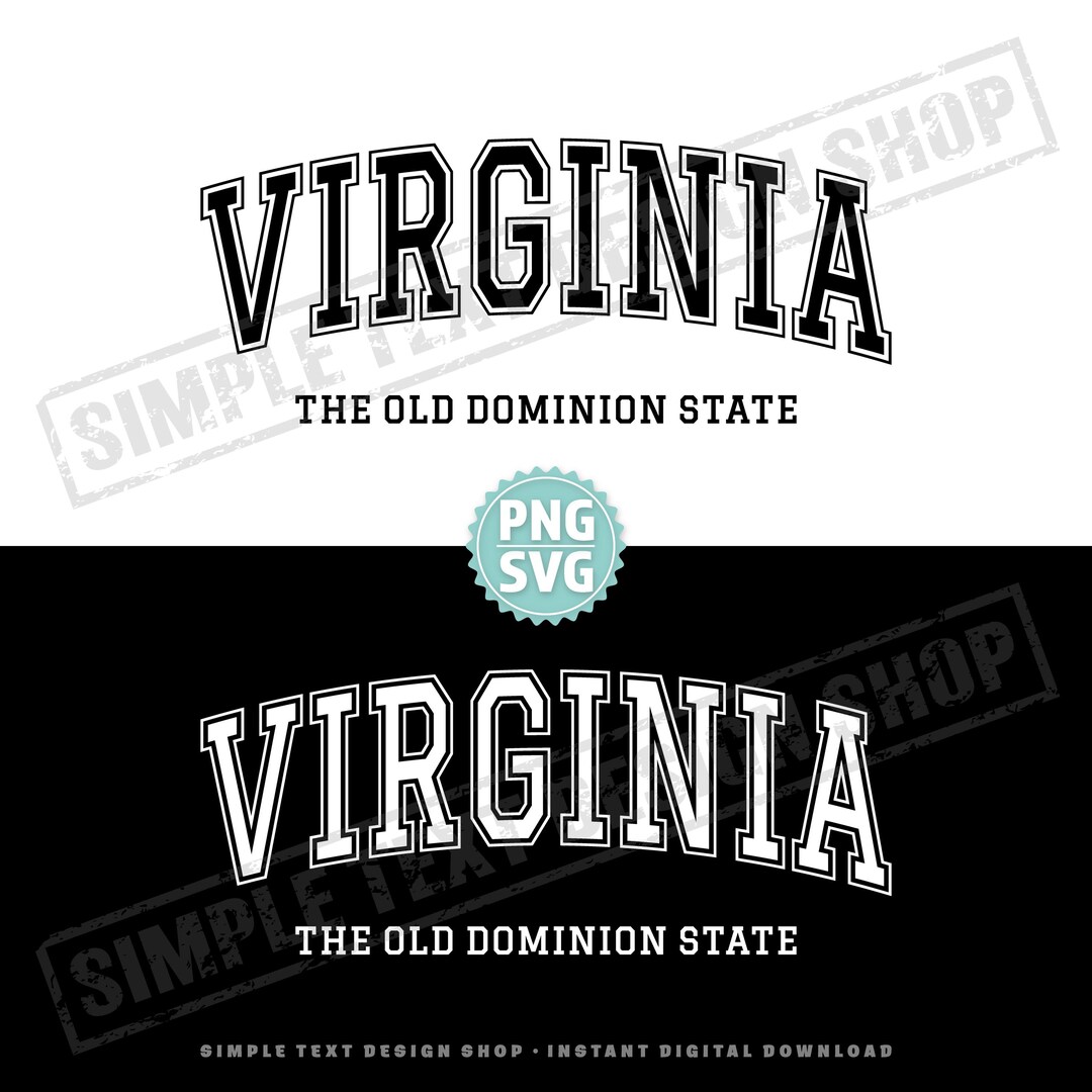 Virginia the Old Dominion State PNG + SVG, US States Virginia Png ...