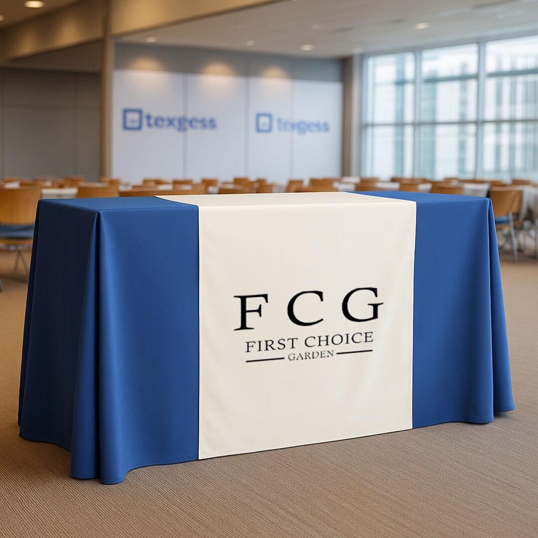 Personalized Table Runner With Logo, Custom Business Table Decor, Event ...