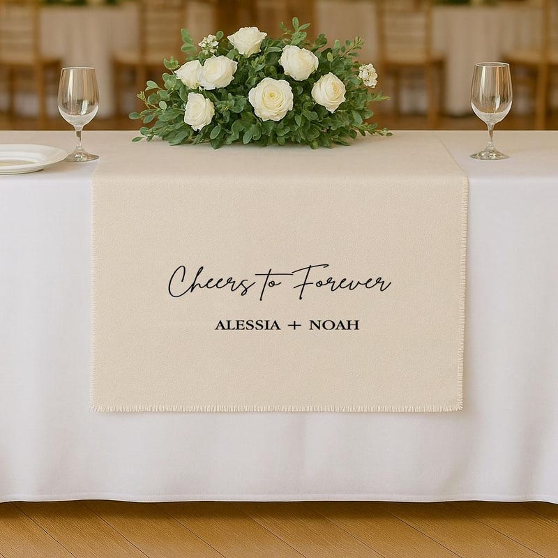 Cheers to Forever Banner - Etsy