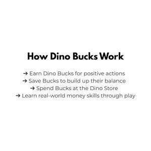 Dino Bucks Printable Play Money for Kids | Dinosaur Reward System ...