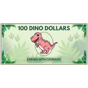Dino Bucks Printable Play Money for Kids | Dinosaur Reward System ...