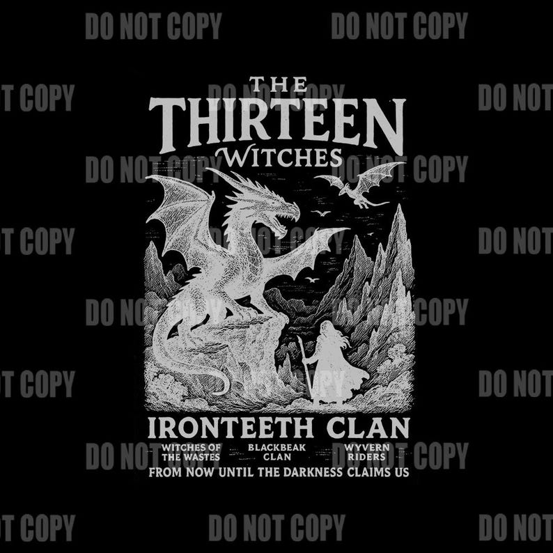 Thirteen Witches Ironteeth Clan Digital Art PNG | Fantasy Dragon Witch ...