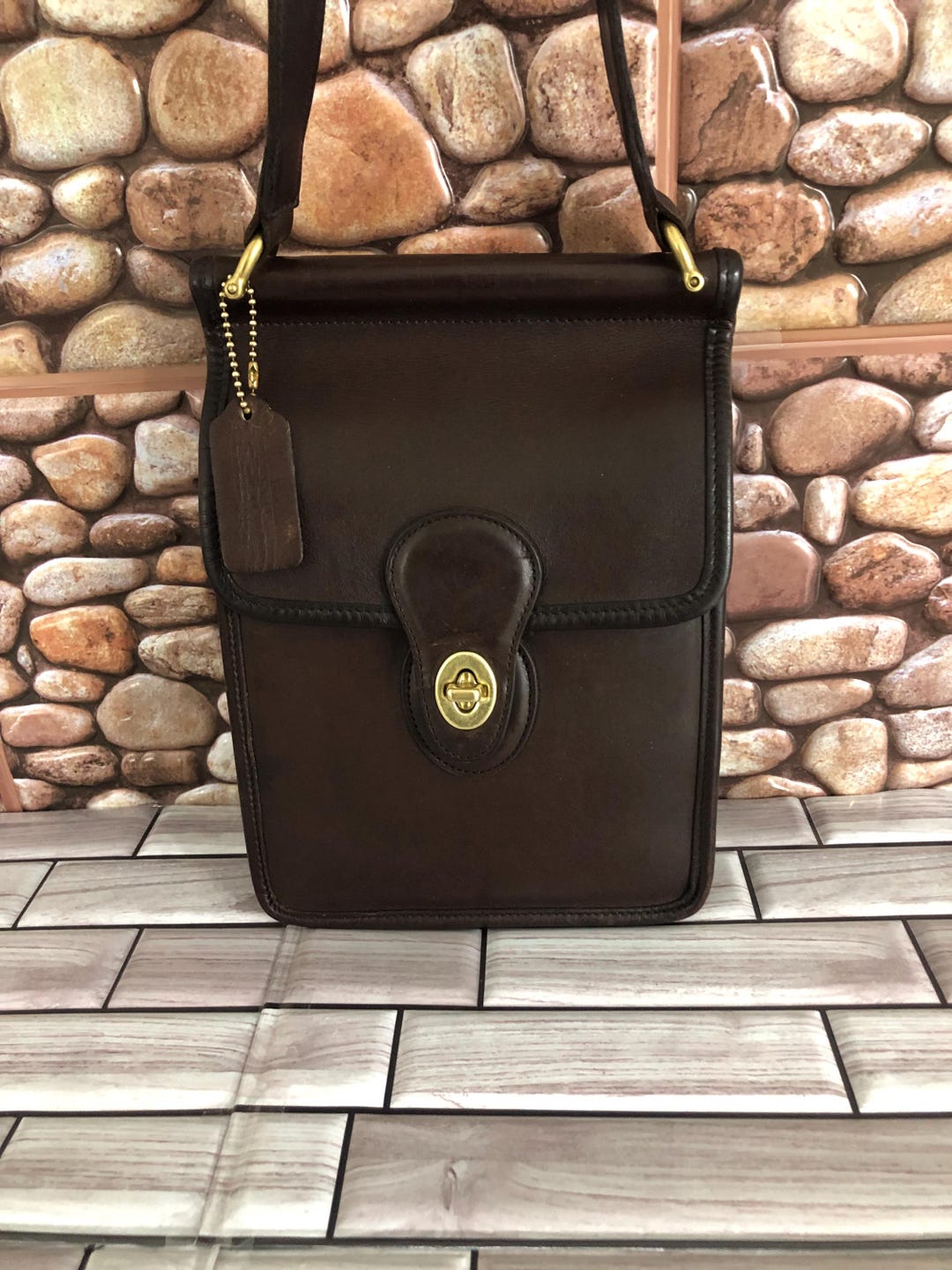 Every Thing Must Go Sale Vintage Coach Dark Brown Murphy Crossbody ...