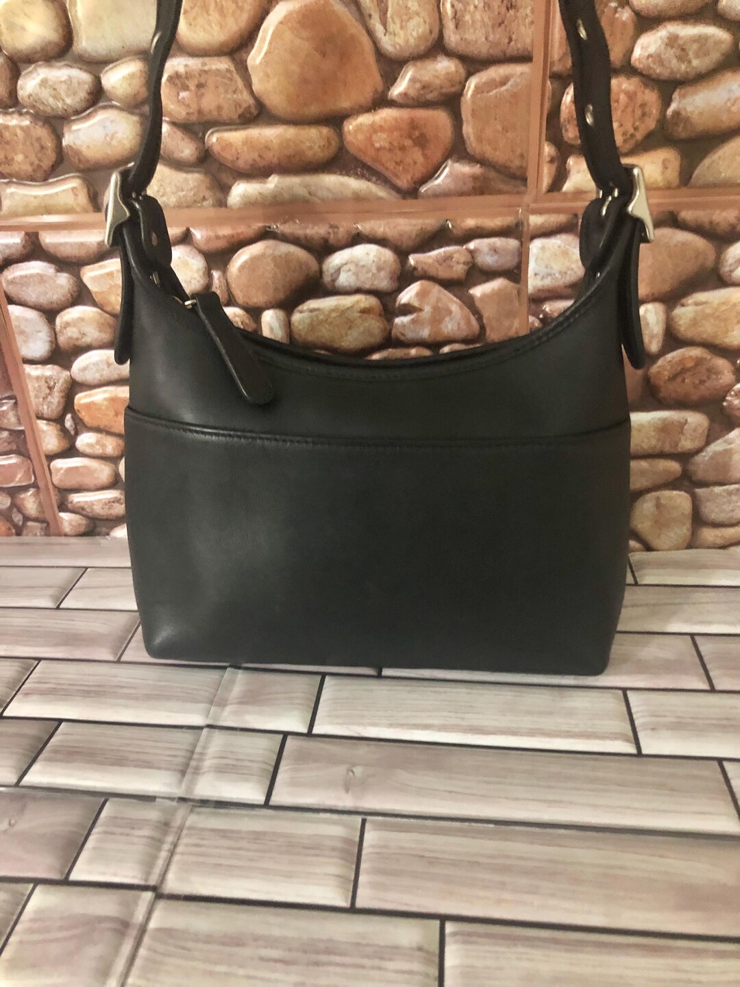 Holiday Deals Vintage Coach Black Leather Legacy Crossbody Hobo Bag Bag ...