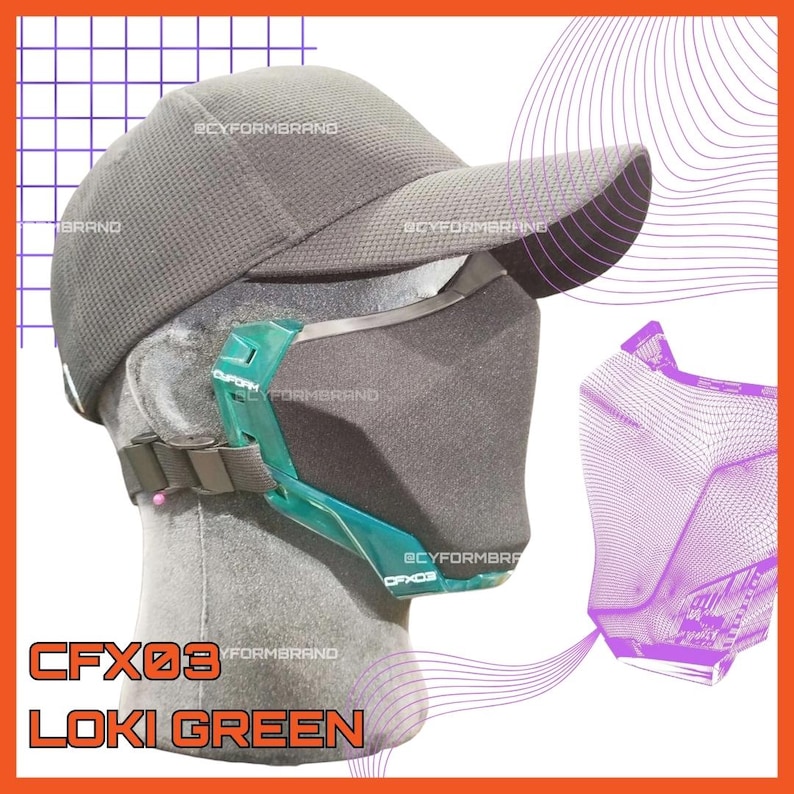 CYFORM CFX03 Fashion Facemask 3D Print Handmade Original - Etsy
