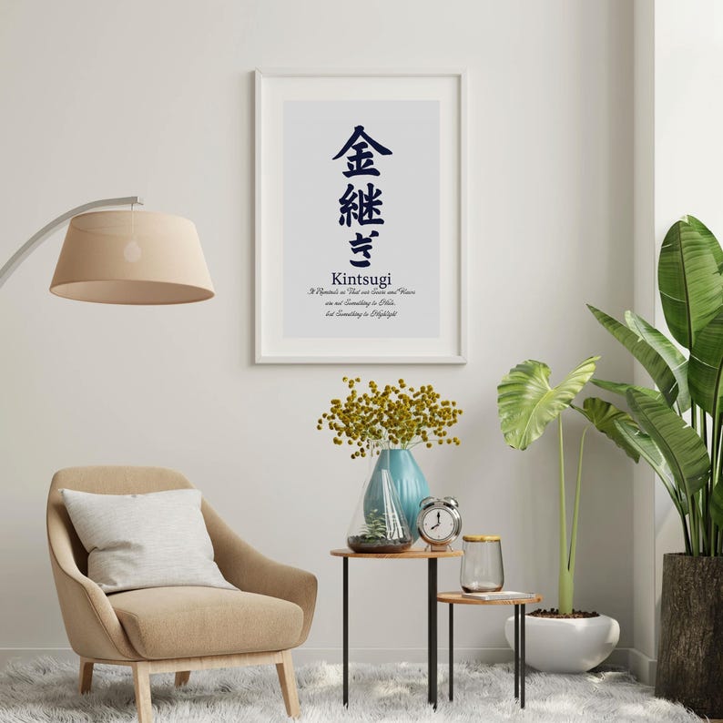 Kintsugi Japanese Definition Wall Art – Aesthetic Dictionary Print ...