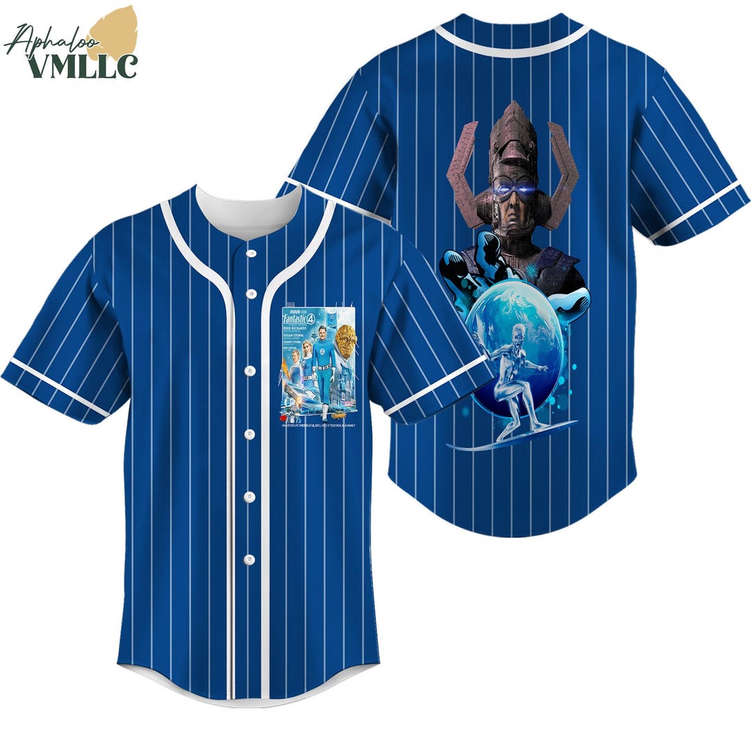 The Fantastic Four First Steps Baseball Shirt, Fantastic Four Jersey ...