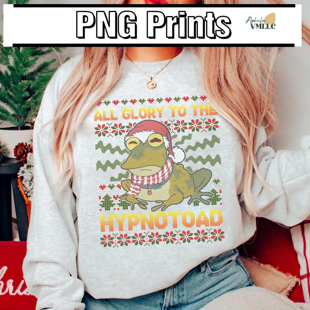 Futurama Frog Christmas PNG, All Glory to the Hypnotoad PNG, Futurama ...