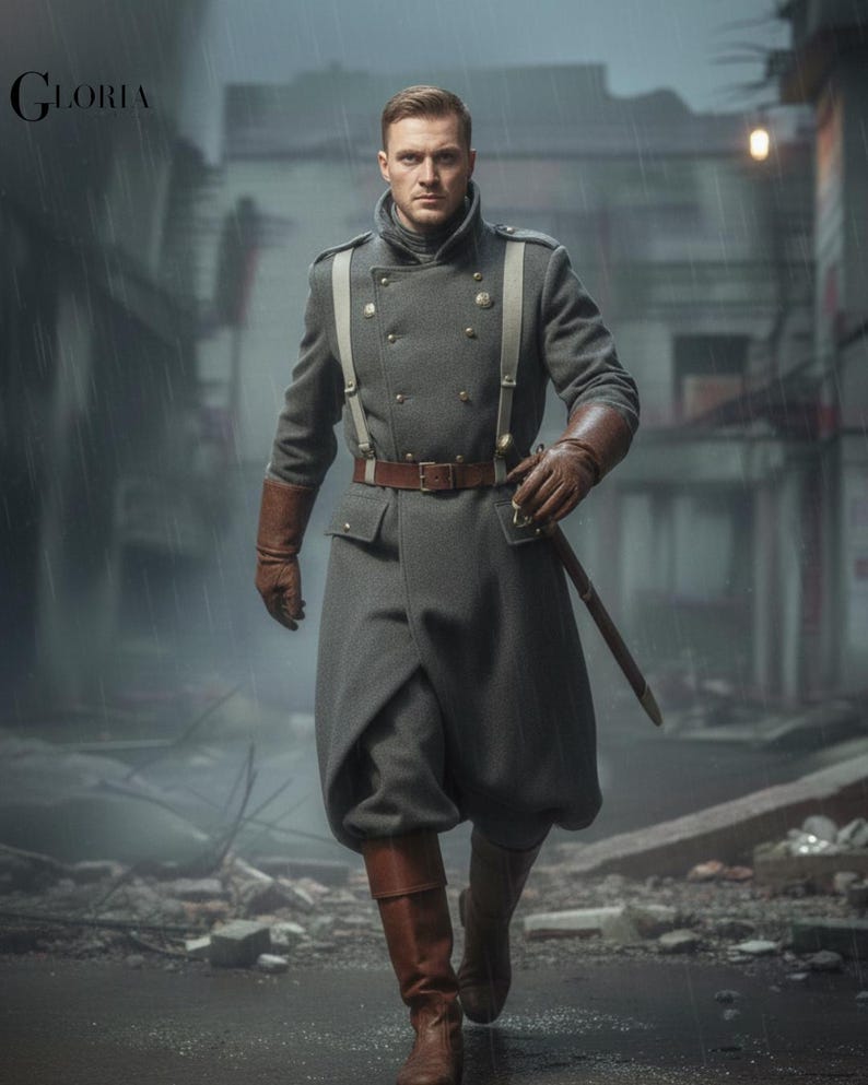 Krieg Warhammer Cosplay Coat – Grimdark Military Officer Outfit ...