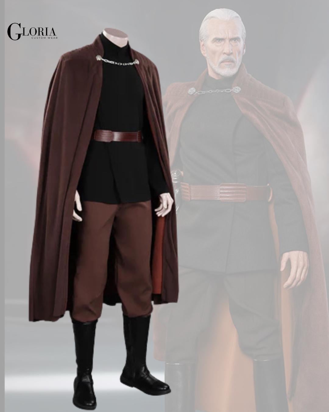 Count Dooku Cosplay Costume: Handmade Star Wars Sith Lord Outfit - Etsy