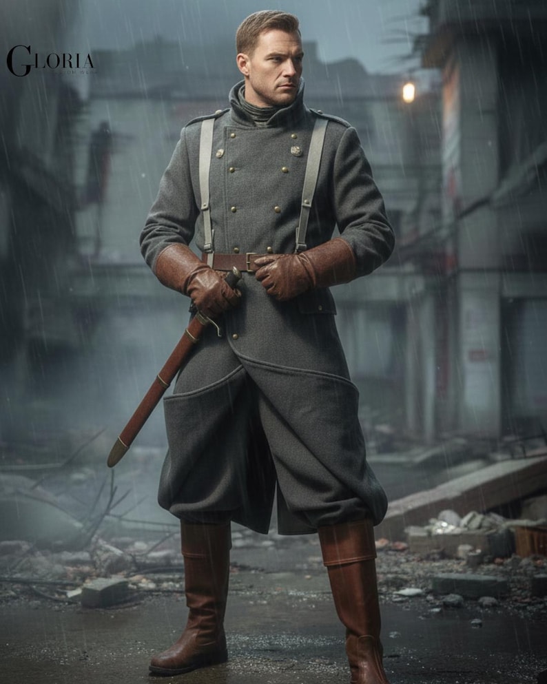 Krieg Warhammer Cosplay Coat – Grimdark Military Officer Outfit ...