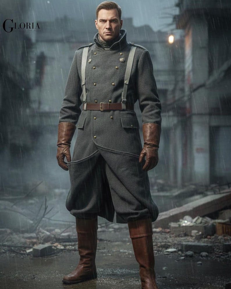 Krieg Warhammer Cosplay Coat – Grimdark Military Officer Outfit ...