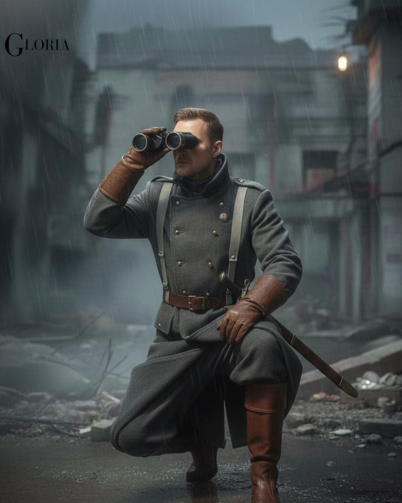 Krieg Warhammer Cosplay Coat – Grimdark Military Officer Outfit ...