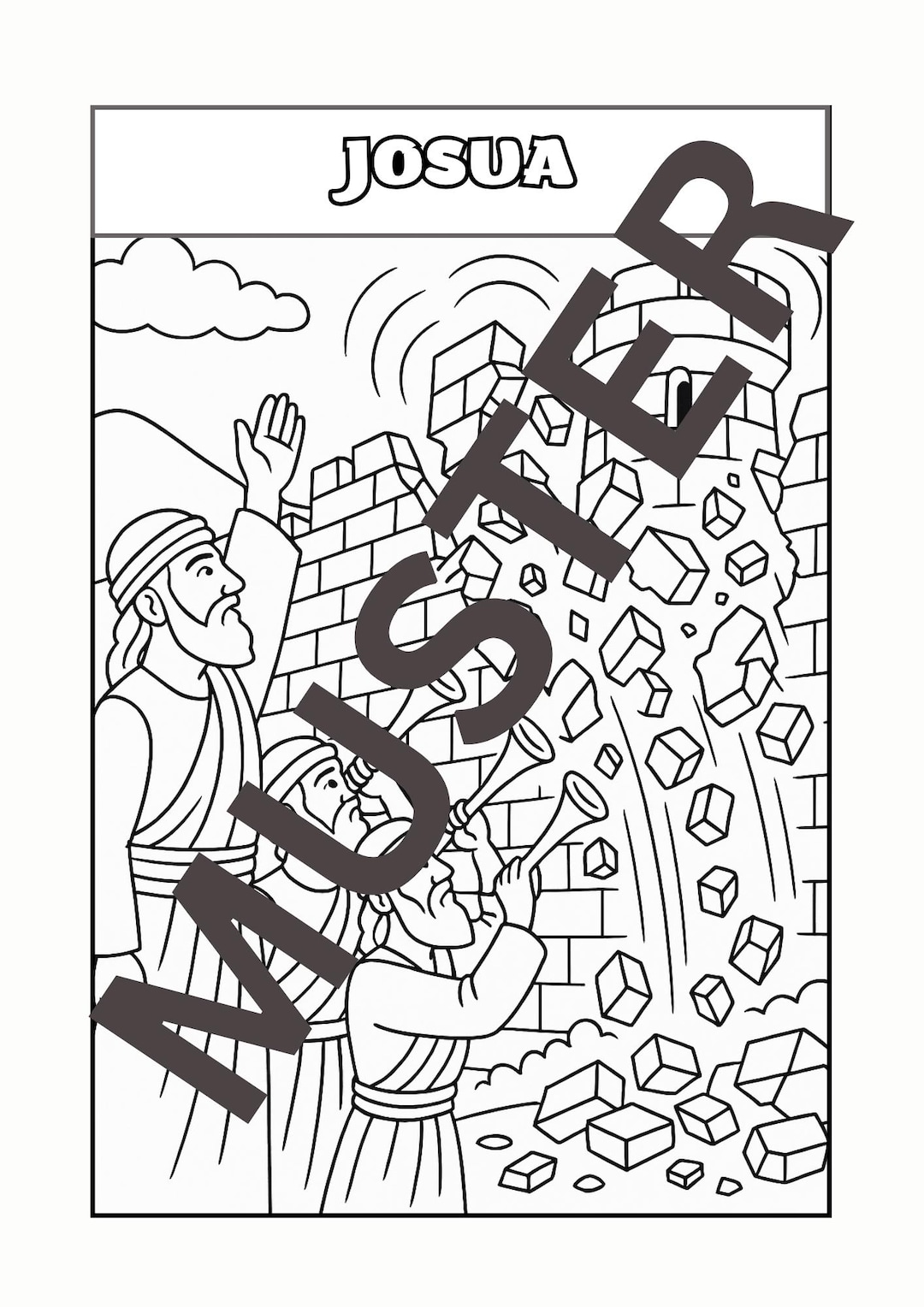 Old Testament Coloring Pages – Bible Stories for Children | Digital ...