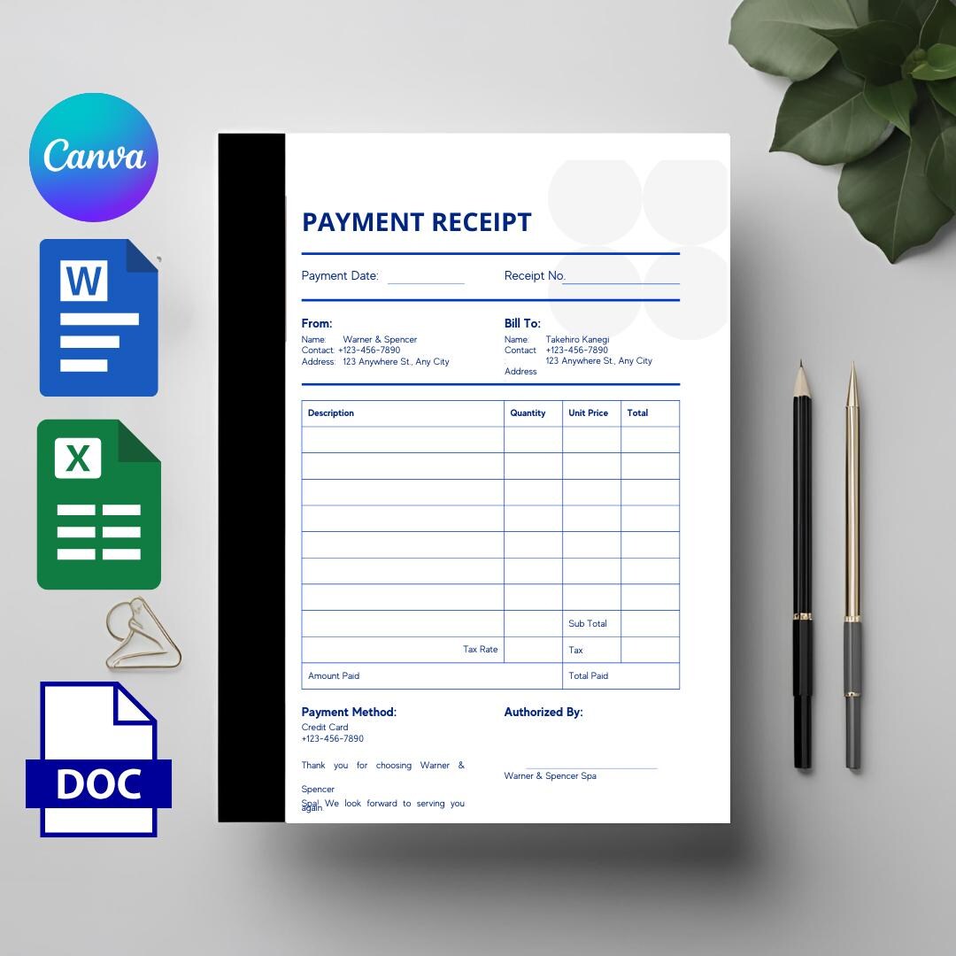 Invoice Temple, Editable Invoice Template for Small Business | PDF ...