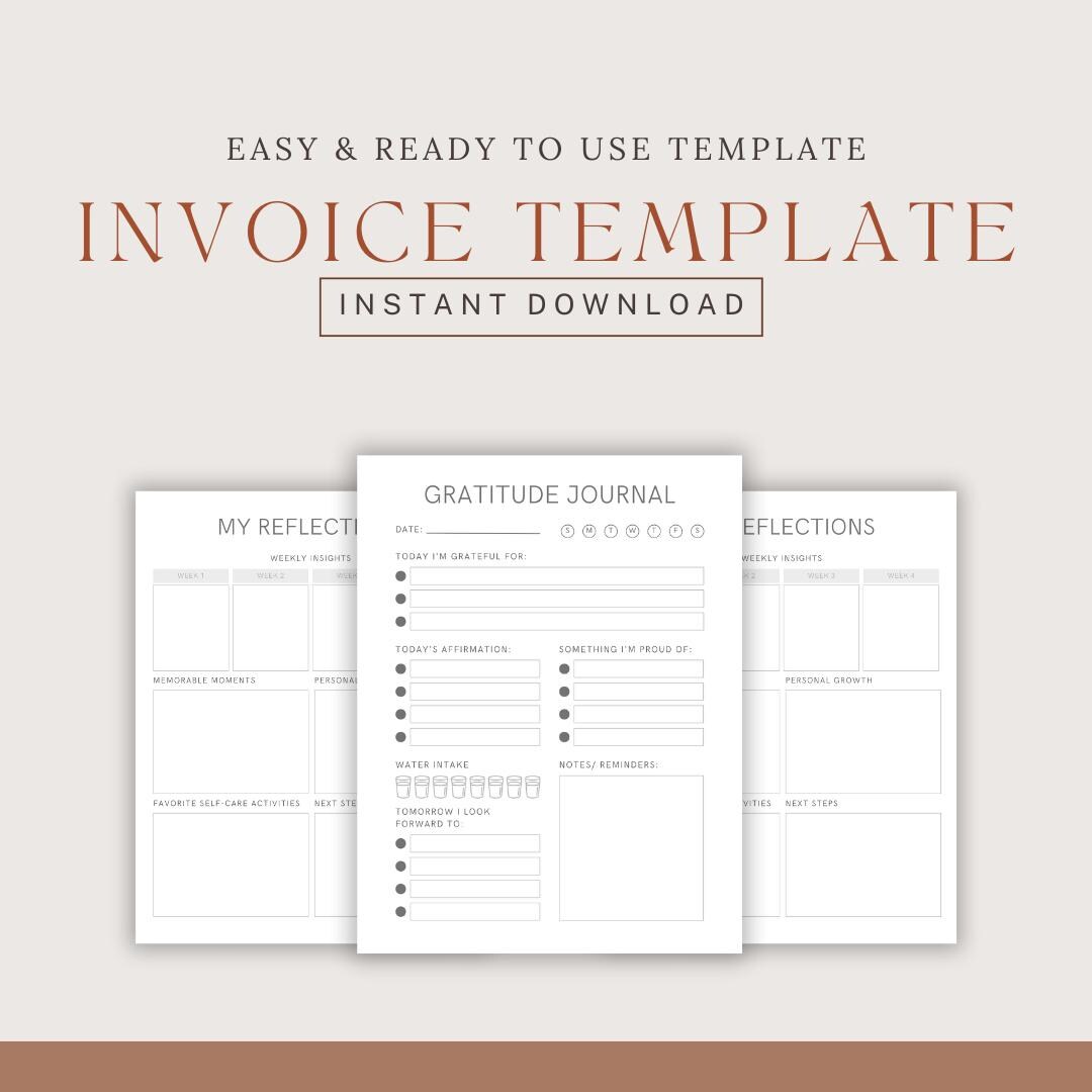 Invoice Temple, Editable Invoice Template for Small Business | PDF ...