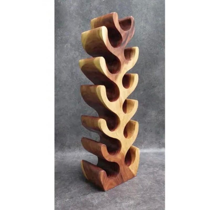 Support De Bouteille De Vie En Bois - Etsy New Zealand