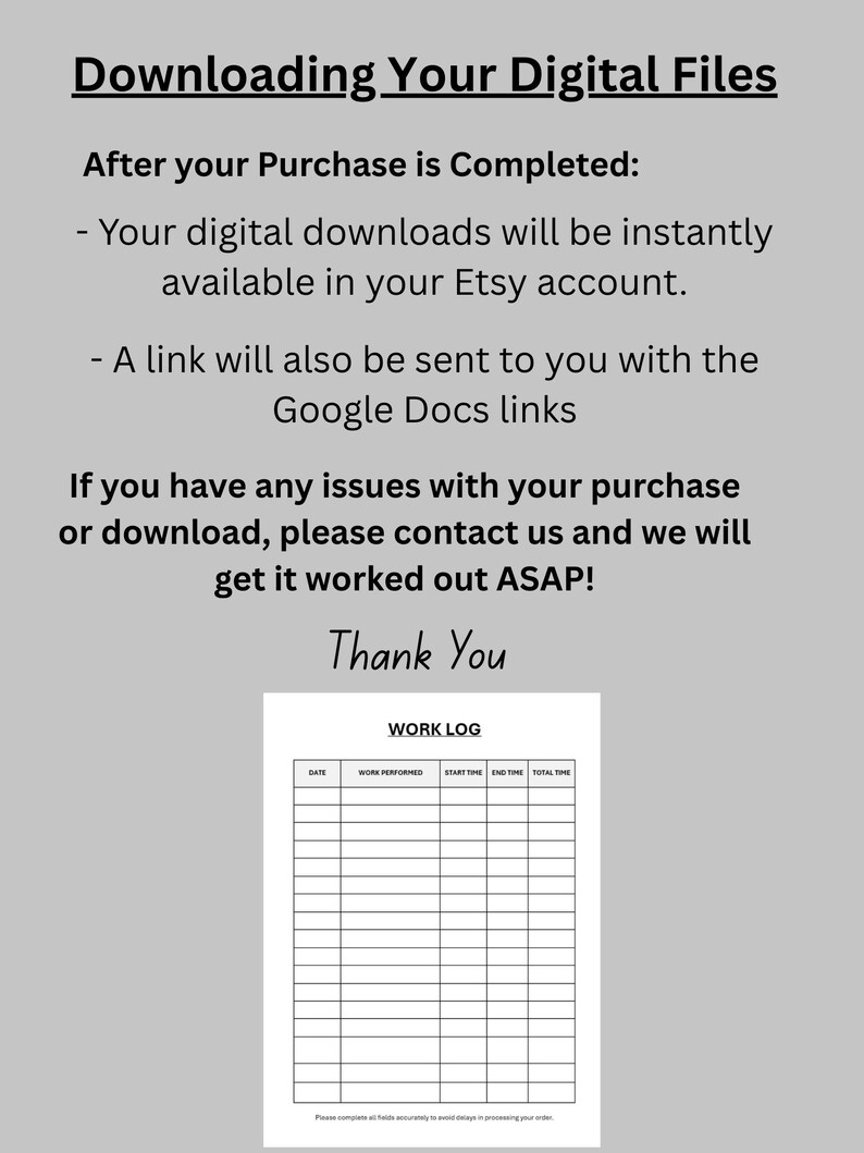 Printable Work Log Time Sheet, Working Time Hours Tracker Log Template, Productivity Activity ...