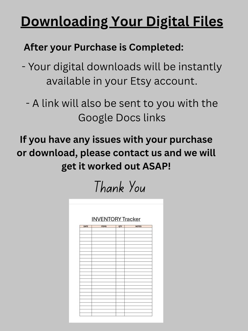 Printable Inventory Log Template, Product Inventory Small Business ...