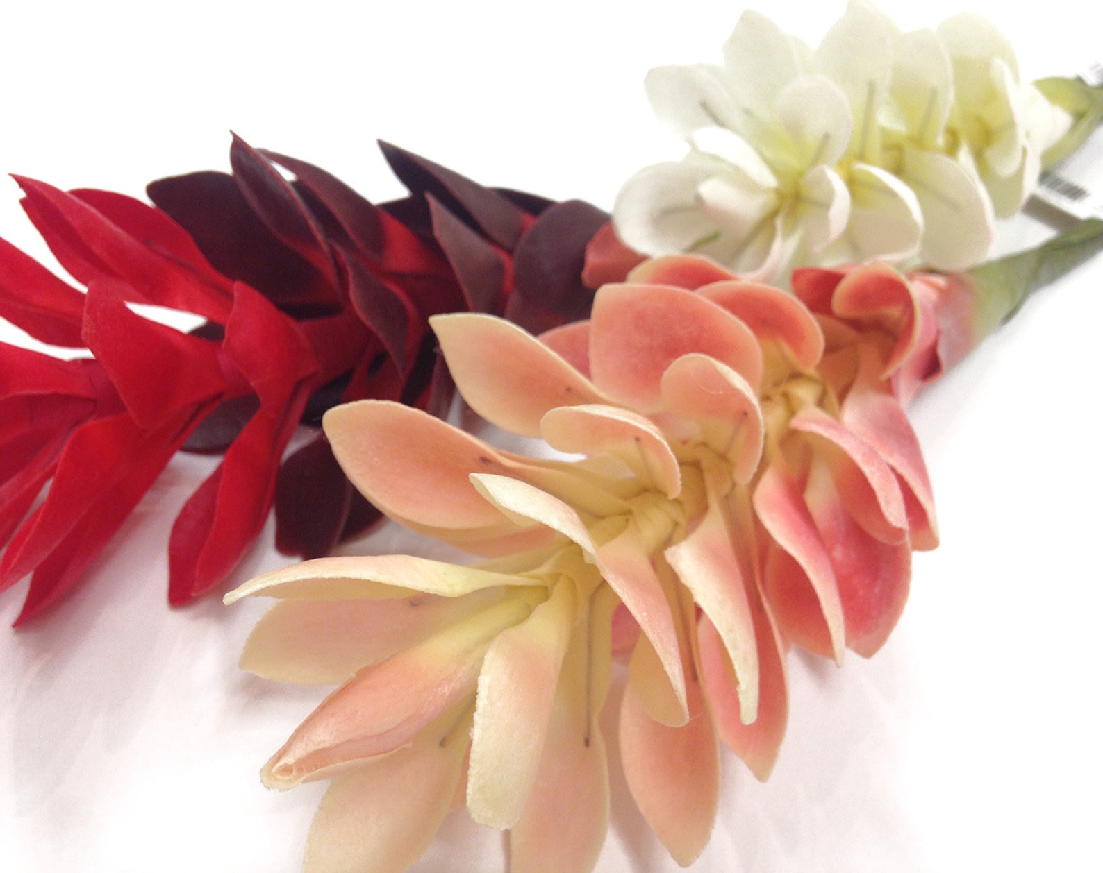 Faux Ginger, 3 Colors, Ginger Flower, Tropical Decor, Tropical Flower ...