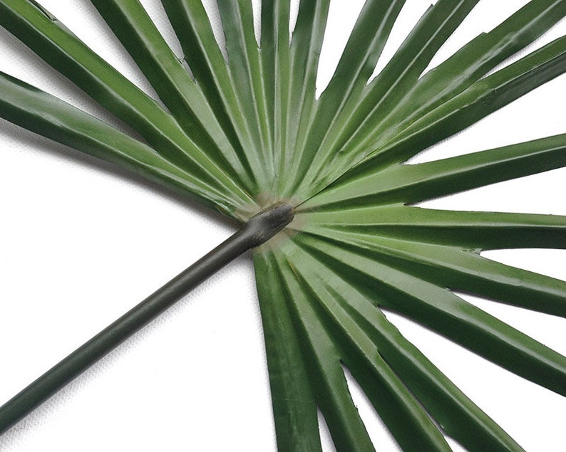 Palm Fan Palm Leaf Faux Palm Leaves Artificial Palm Etsy