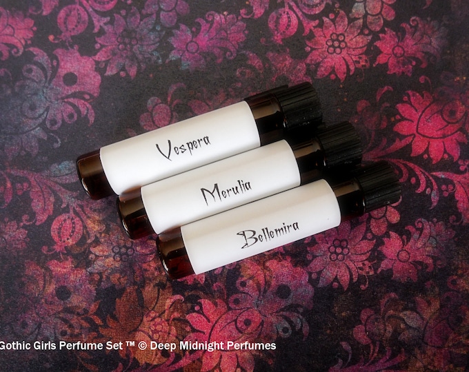 GOTHIC GIRLS™ Perfume Sampler Set Gothic Perfume Deep - Etsy